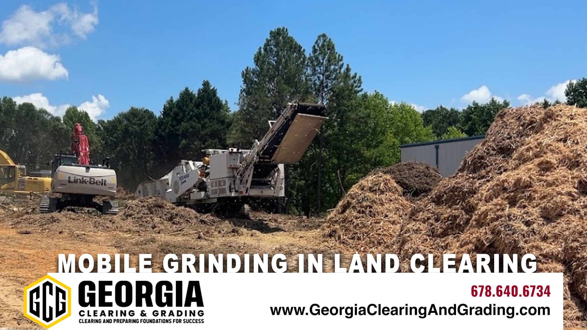 The Versatility of Mobile Grinding in Land Clearing - Georgia Clearing ...