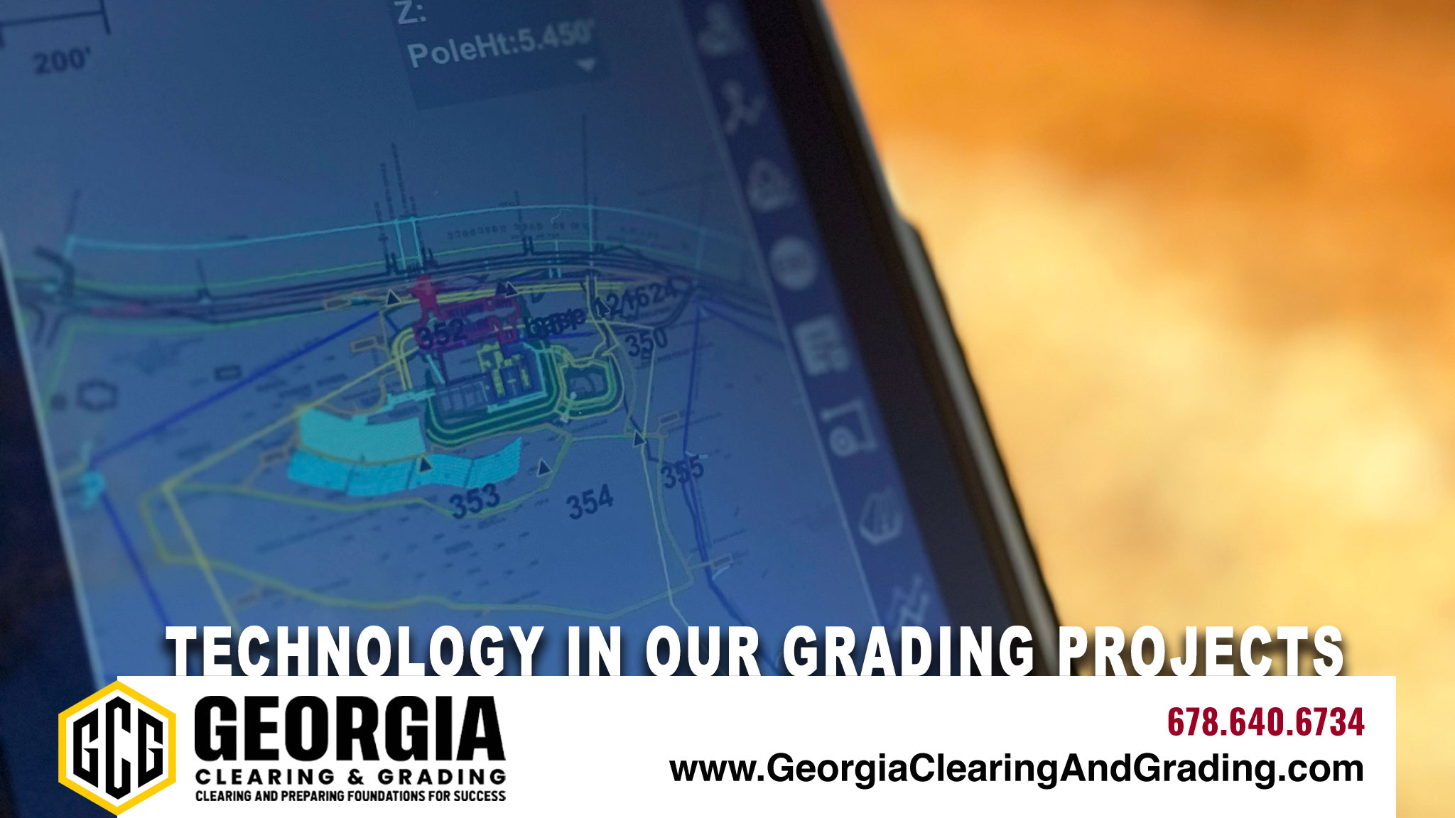 How We Use Technology In Grading Projects - Georgia Clearing & Grading